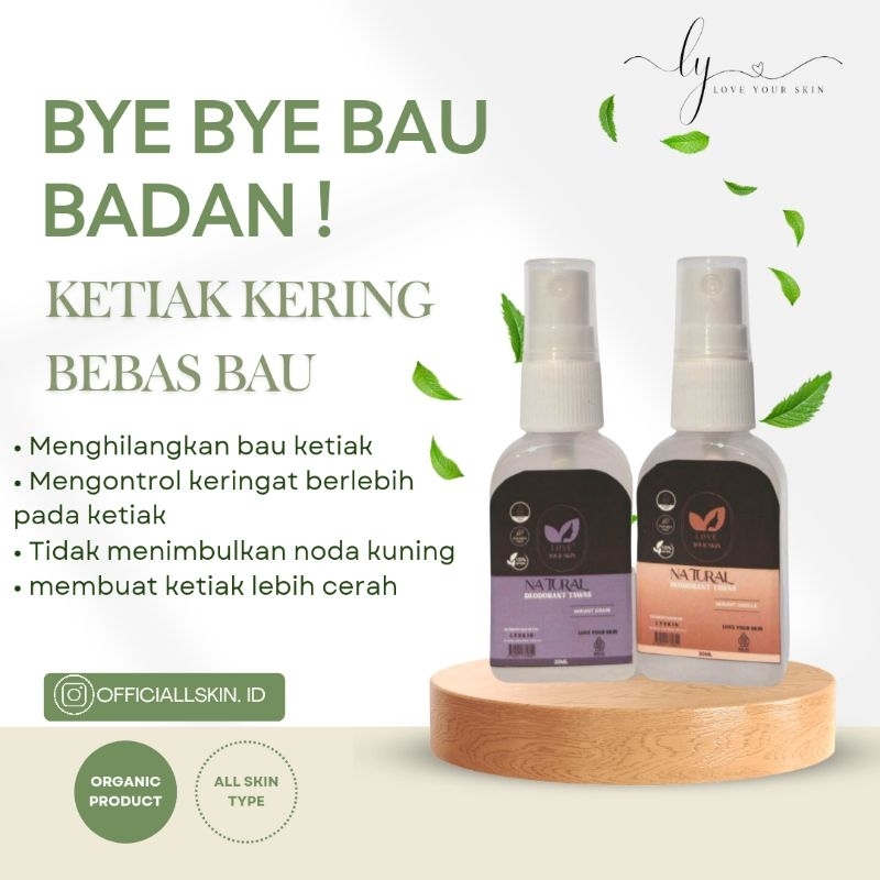 Jual Natural Deodorant Tawas 30ml | Shopee Indonesia