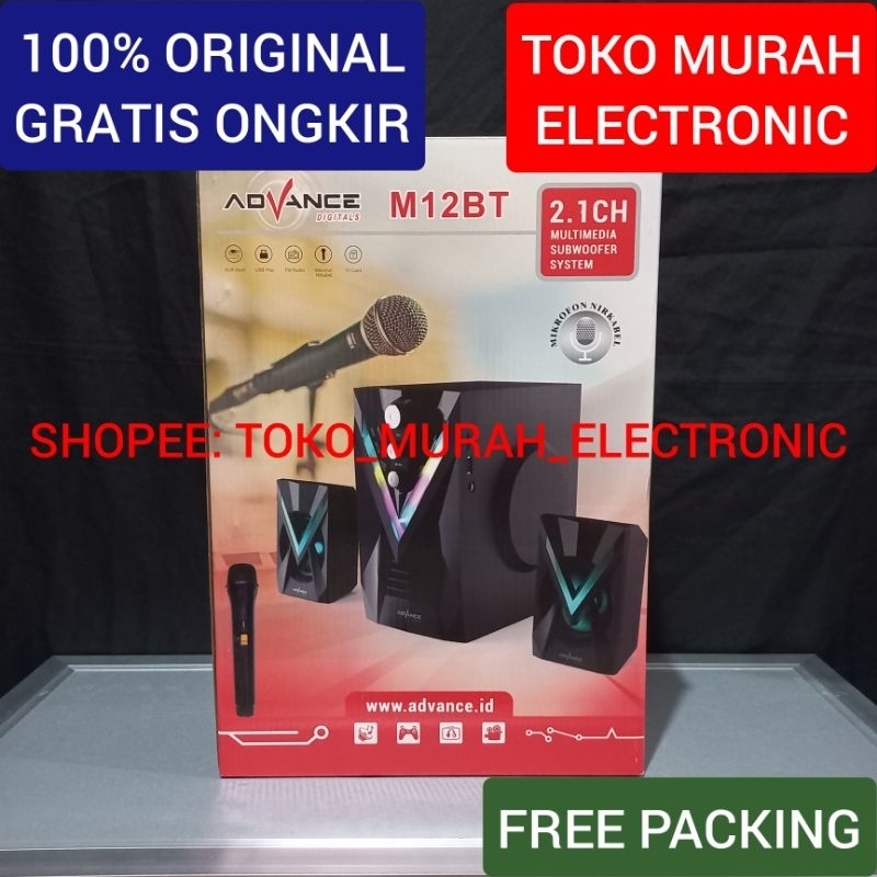 Jual TME - Speaker Aktif Advance M12BT Bluetooth Multimedia Free ...