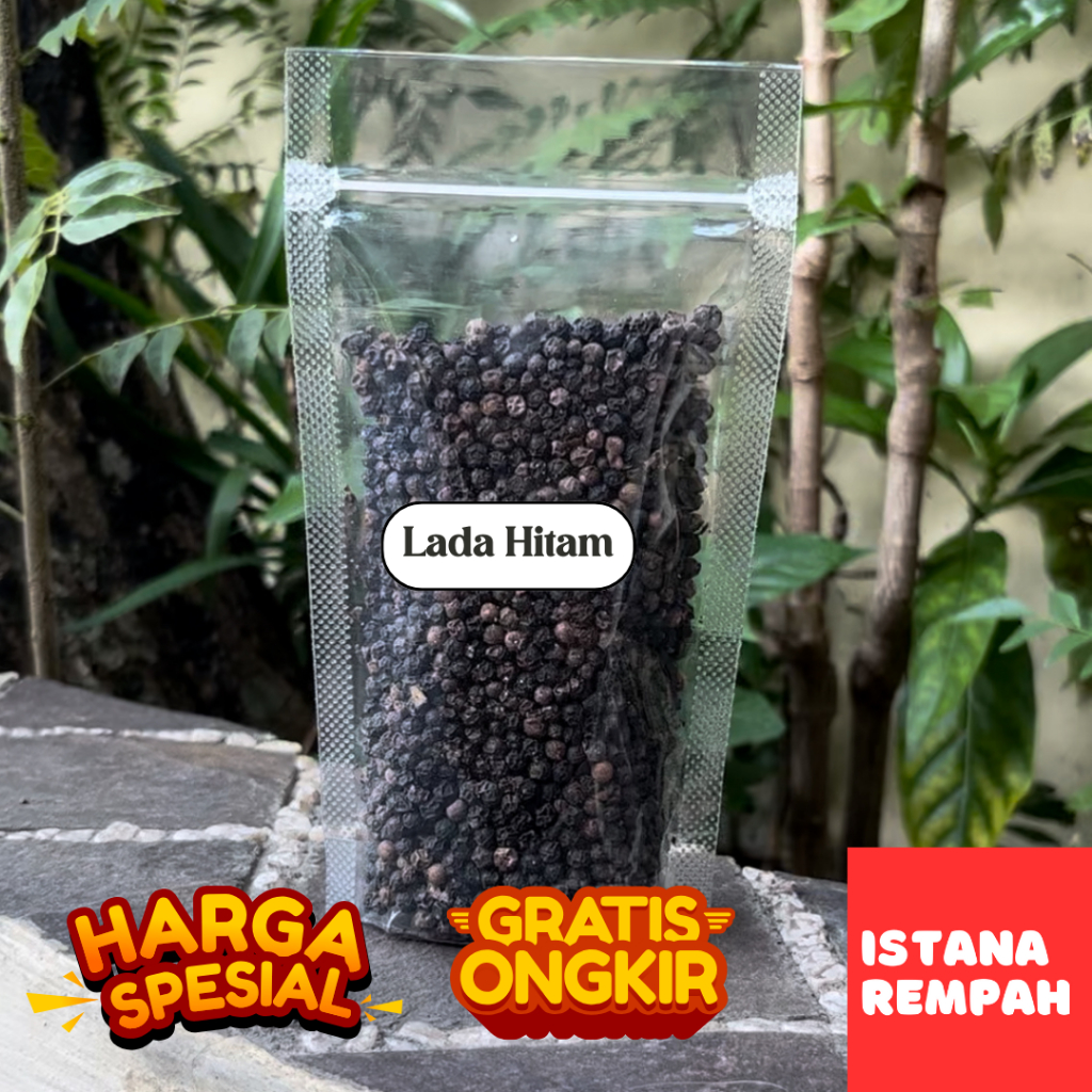Jual Lada Hitam 100gr Kualitas Super Merica Hitam Black Pepper | Shopee ...