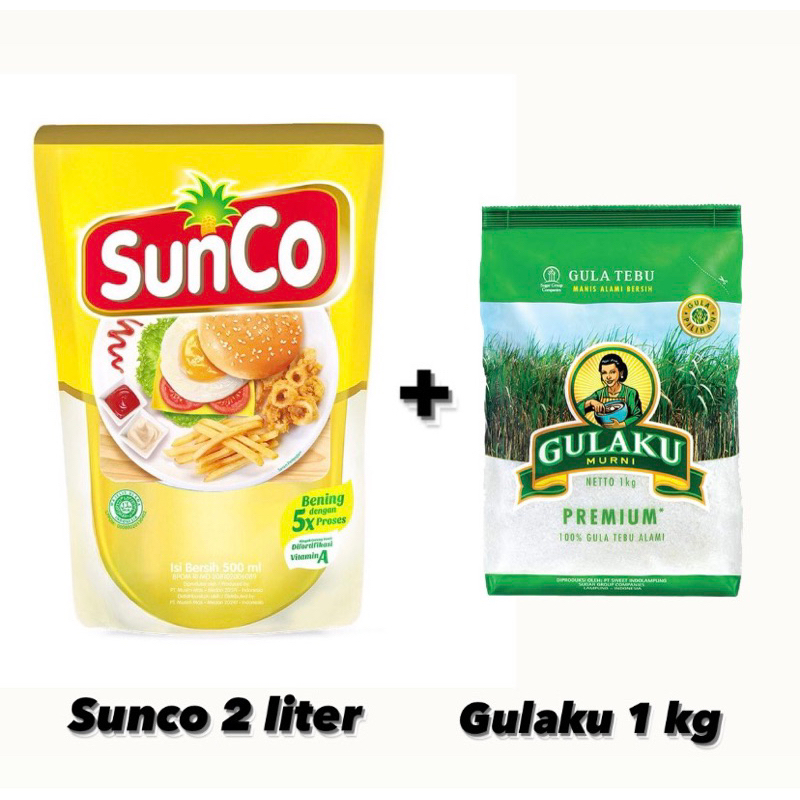 Jual Paket Minyak 2 ltr dengan gula 1 kg | Shopee Indonesia