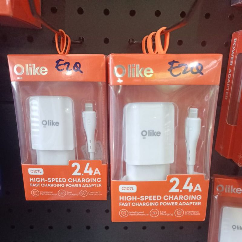 Jual Olike c107L lightning high speed charging fast charging power ...