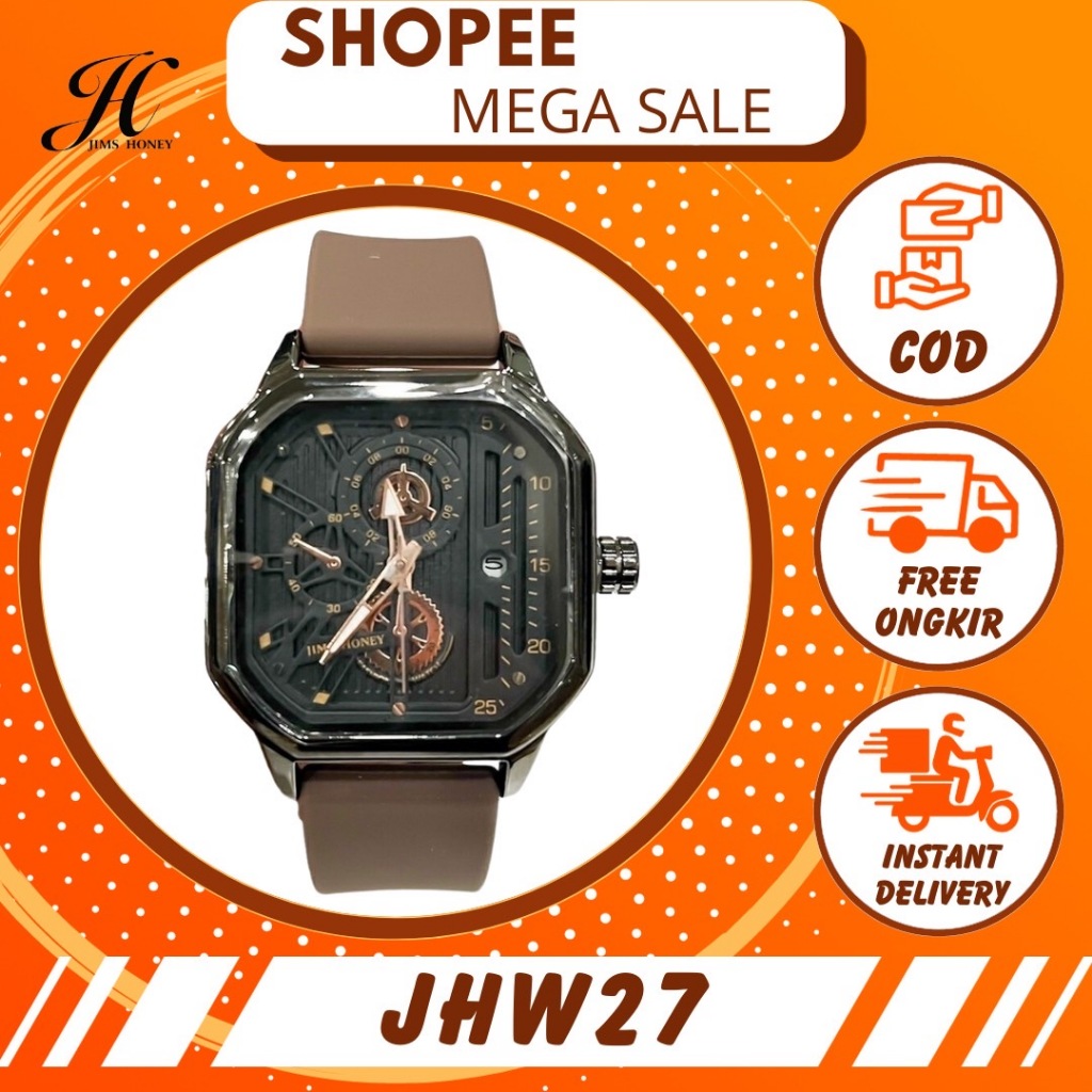 Jual JIMS HONEY Jam Tangan Analog Unisex JHW 27 (Packaging Box ...