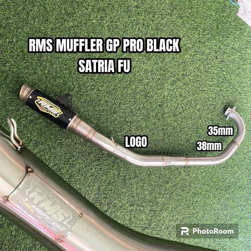 Jual KNALPOT SATRIA FU RMS MUFFLER GP PRO BLACK ORIGINAL PREMIUM ...