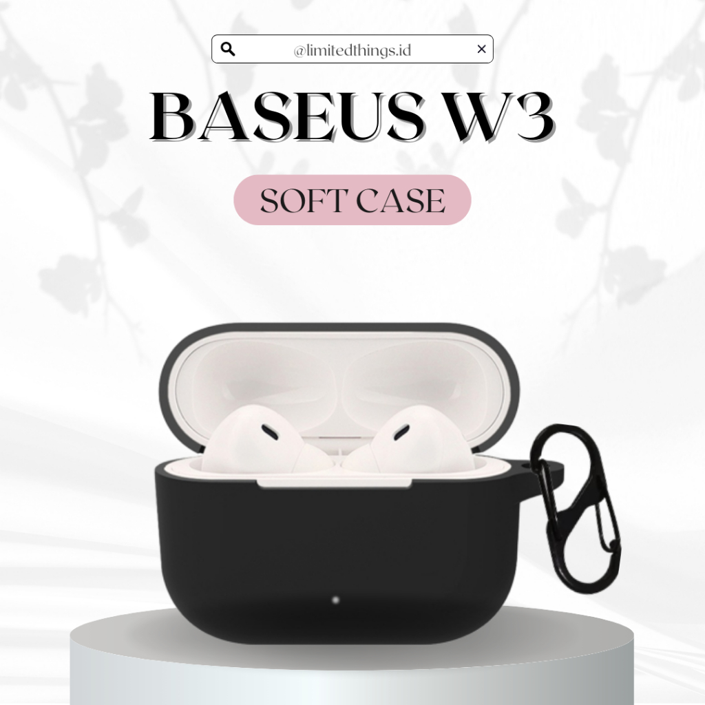 Jual PREMIUM Soft Case Baseus W3 Polos Simple Plain FREE Metal Hook | Shopee Indonesia
