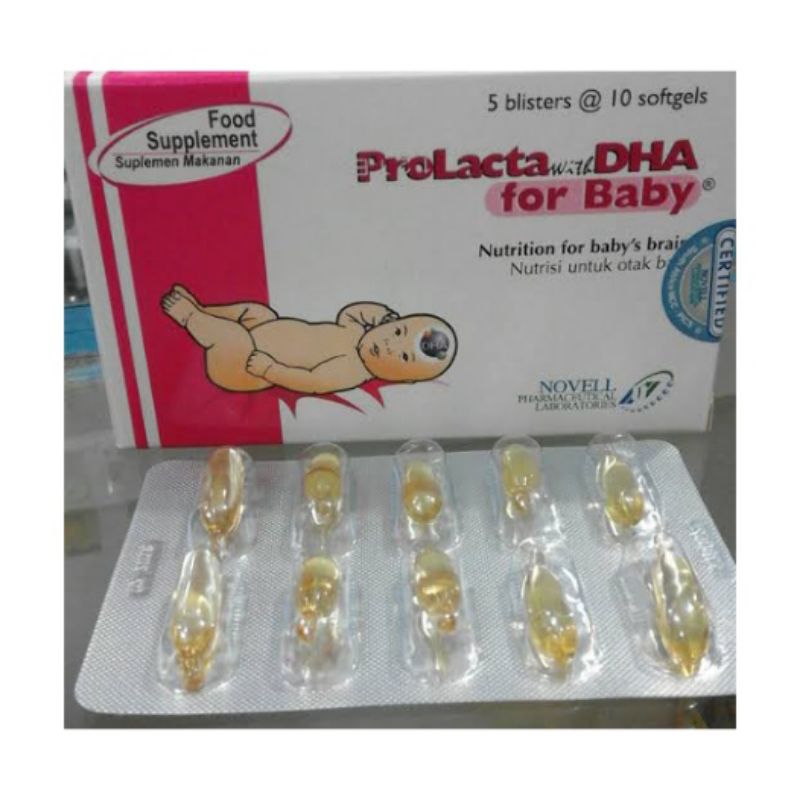Jual PROLACTA FOR BABY WITH DHA STRIP 10 KAPSUL | Shopee Indonesia