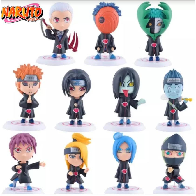 Jual action figure koleksi Naruto shippuden 30 akatsuki itachi deidara ...