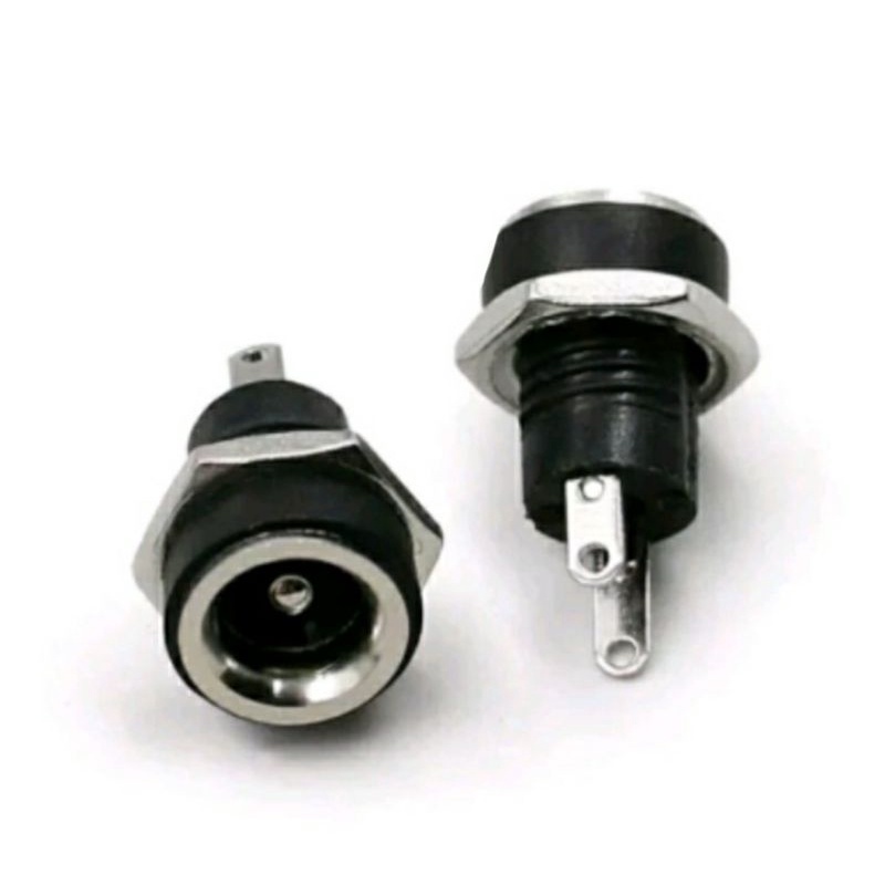 Jual Soket DC Mur Socket DC Panel Mount 2.1x5.5mm DC Power Jack Female ...
