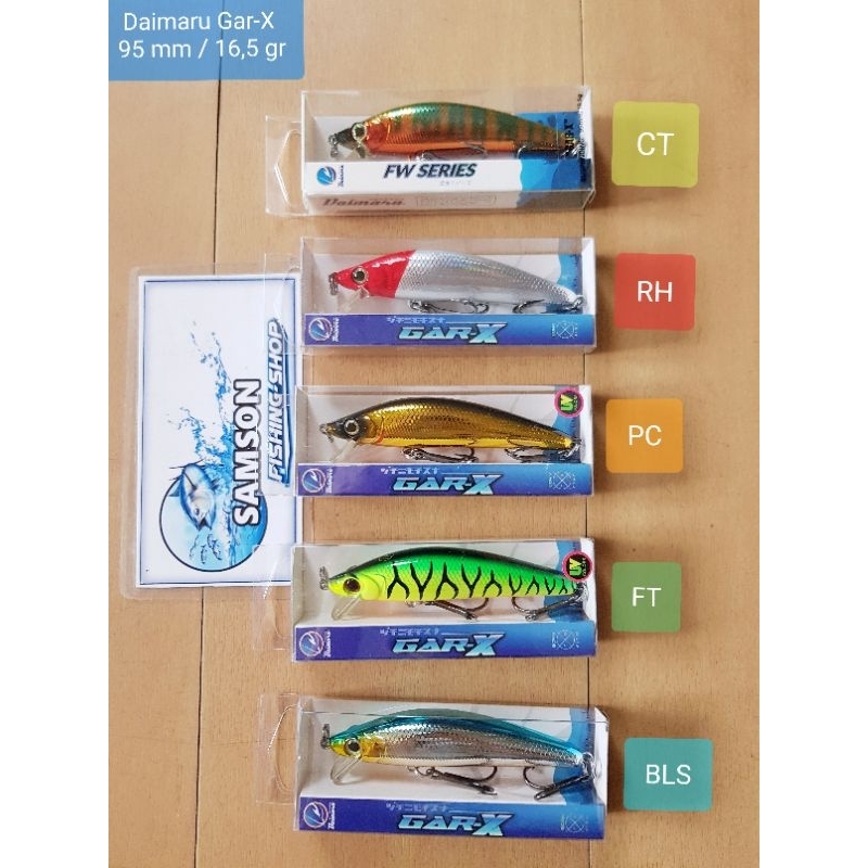 Jual minnow daimaru gar-x 95mm 16,5gr garx 9,5 cm 16,5 gr umpan casting ...