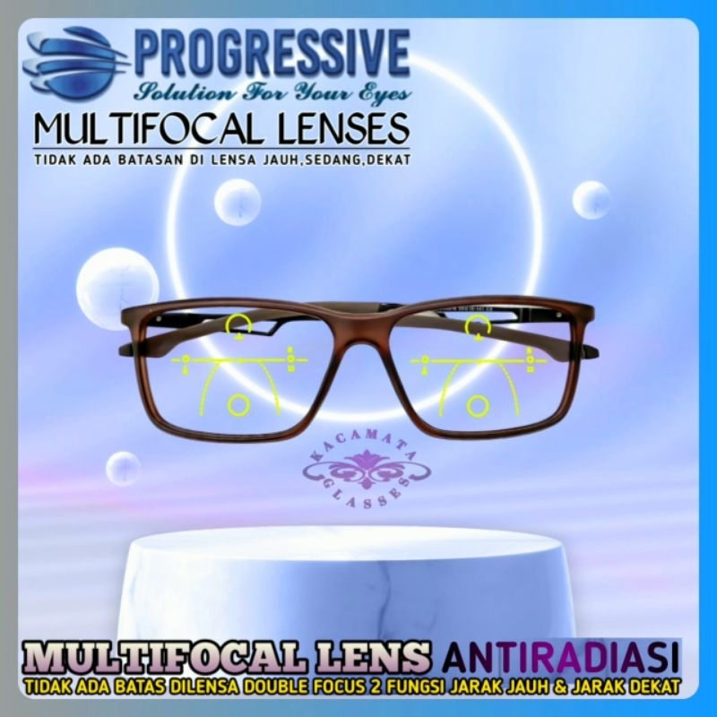 Jual Kacamata Baca Progresif Sporty Pria Wanita Kacamata Plus Baca dan ...
