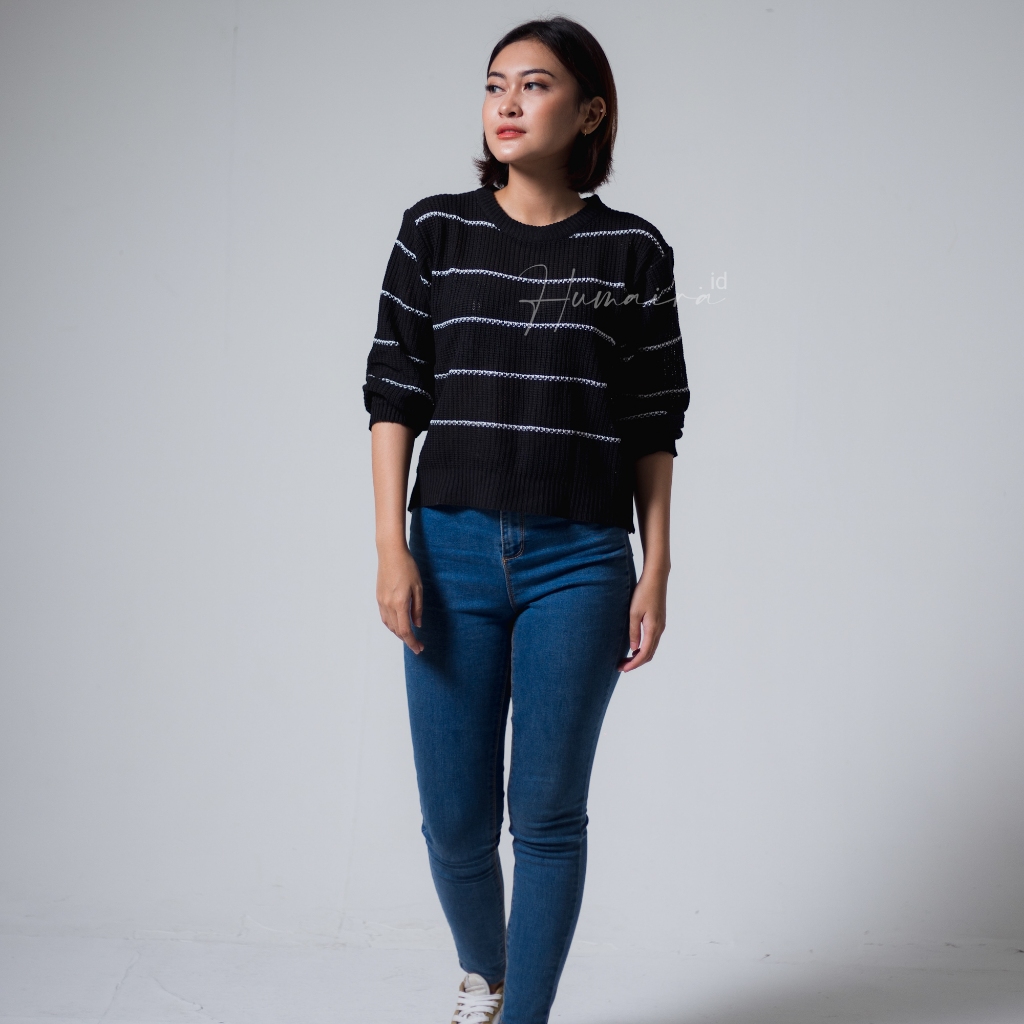 Jual OOTD sweater rajut NOONA baju atasan wanita terbaru lengan panjang ...