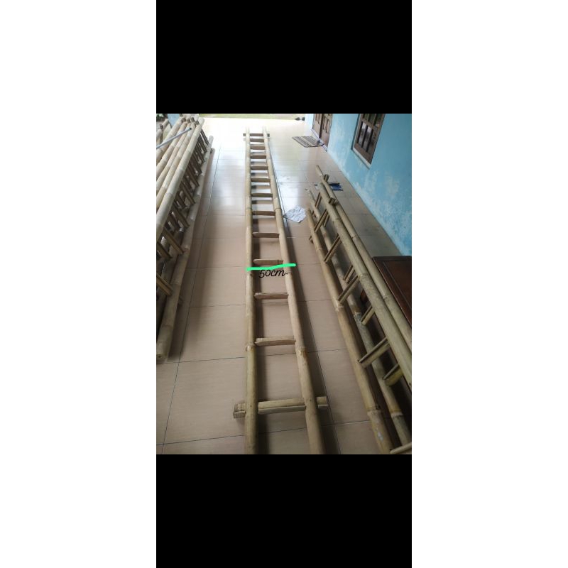 Jual Tangga bambu 7m | Shopee Indonesia
