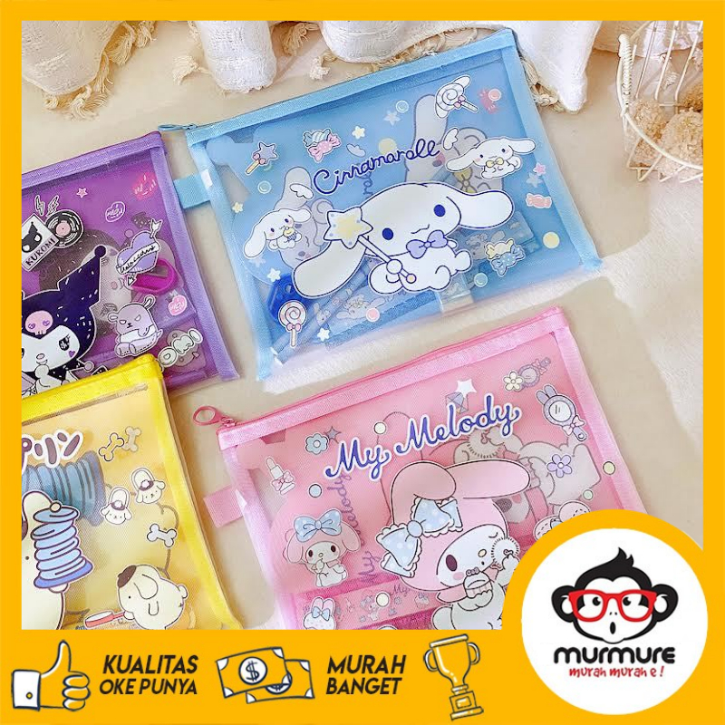 Jual MURMURE I KOTAK PENSIL JARING SANRIO KUROMI / MELODY / CINNAMOROLL ...