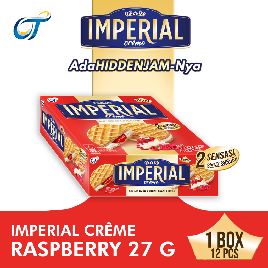 Jual IMPERIAL CREME Raspberry 27GR - [1 Box Isi 12 Pcs] | Shopee Indonesia
