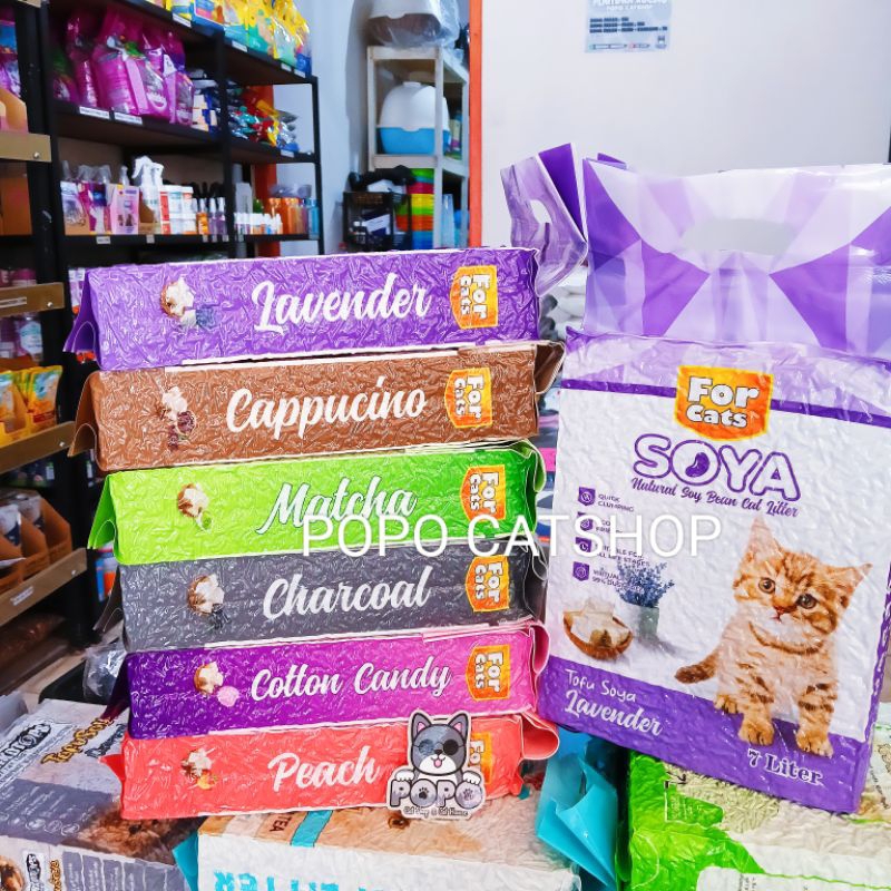 Jual forcats for cats tofu soya cat litter pasir kucing 7L | Shopee ...