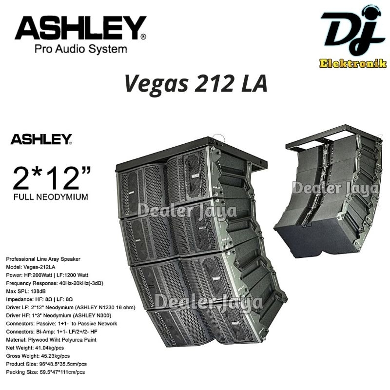 Jual Speaker Line Array Ashley VEGAS 212 LA / VEGAS212 LA - 12 inch ...