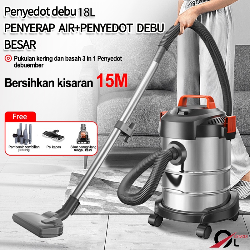 Jual 18liter Sedot Basah Kering Vacum Blower Wet Dry Penyedot Debu/Blow ...