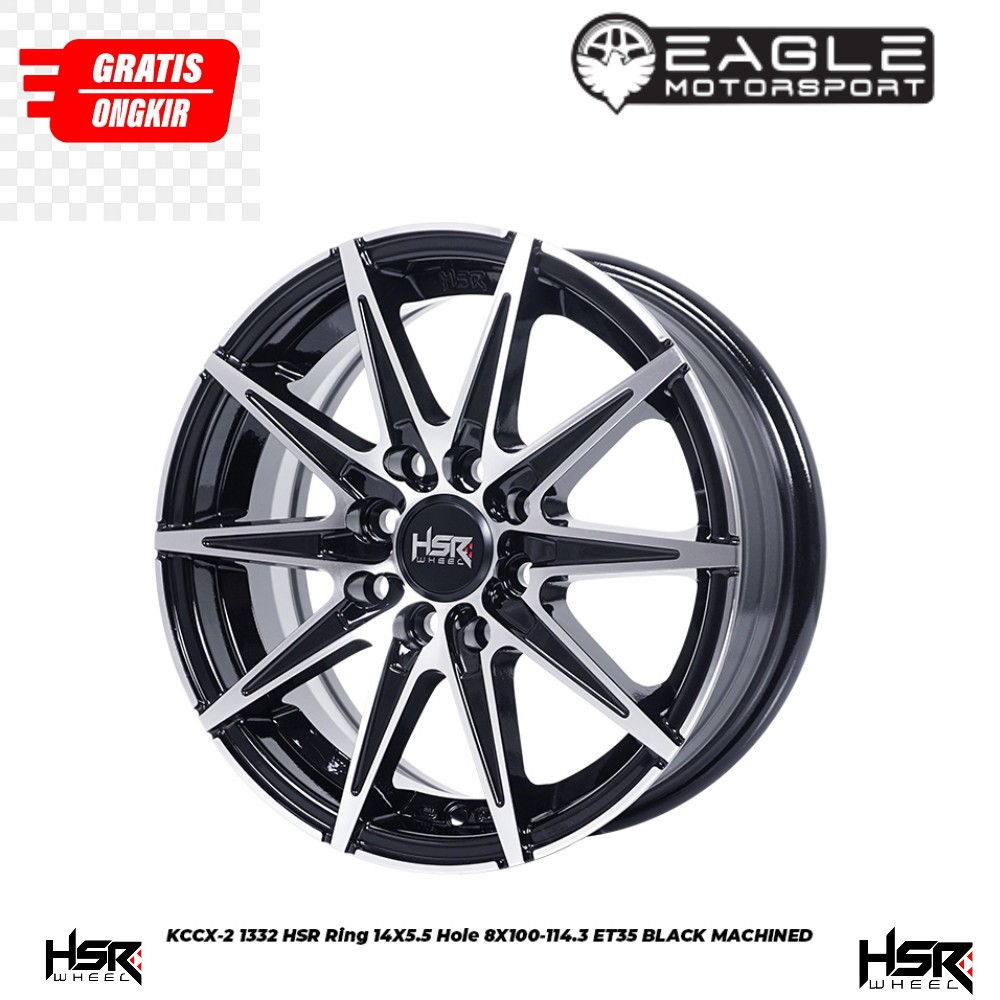 Jual VELG RACING HSR ORIGINAL R14 TERBARU UNTUK WULING AIR-EV ,BRIO ,AVANZA DLL | Shopee Indonesia