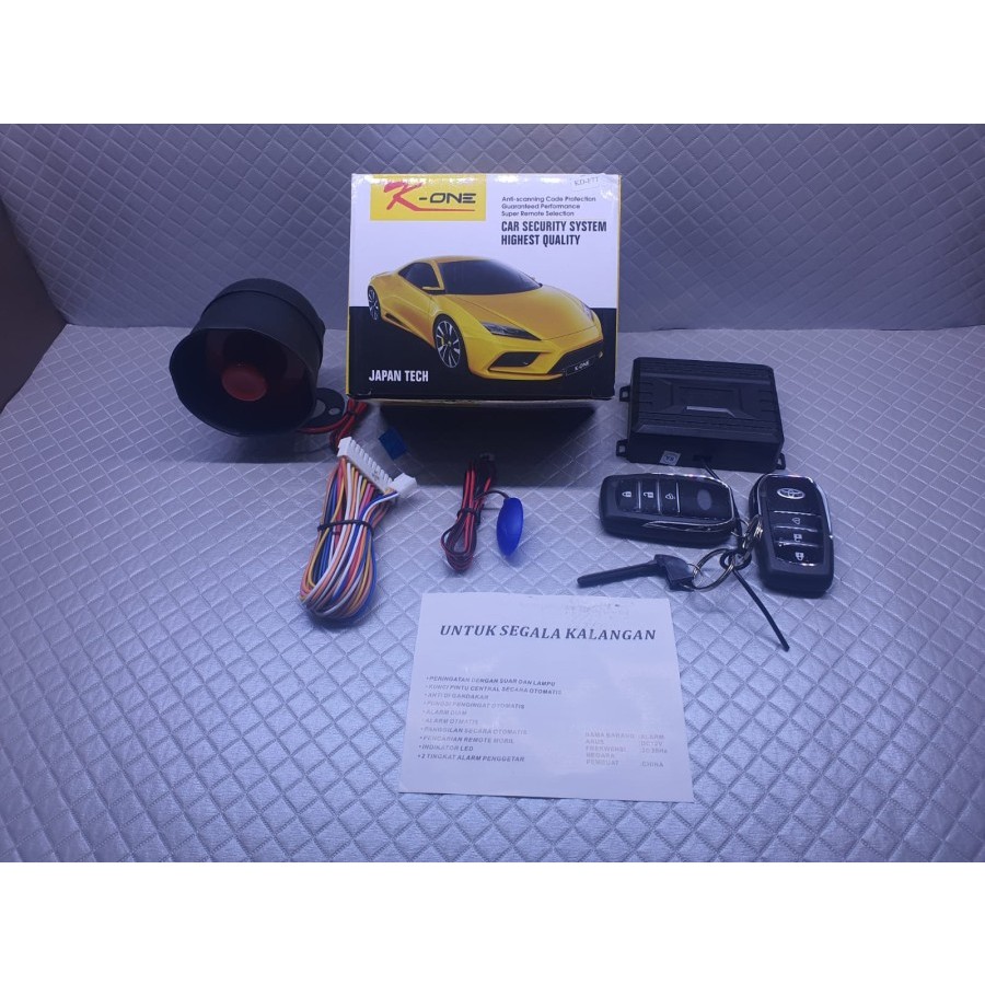 Jual ALARM REMOTE MOBIL K-ONE JAPAN TECH KD-F77 Fotuner | Shopee Indonesia