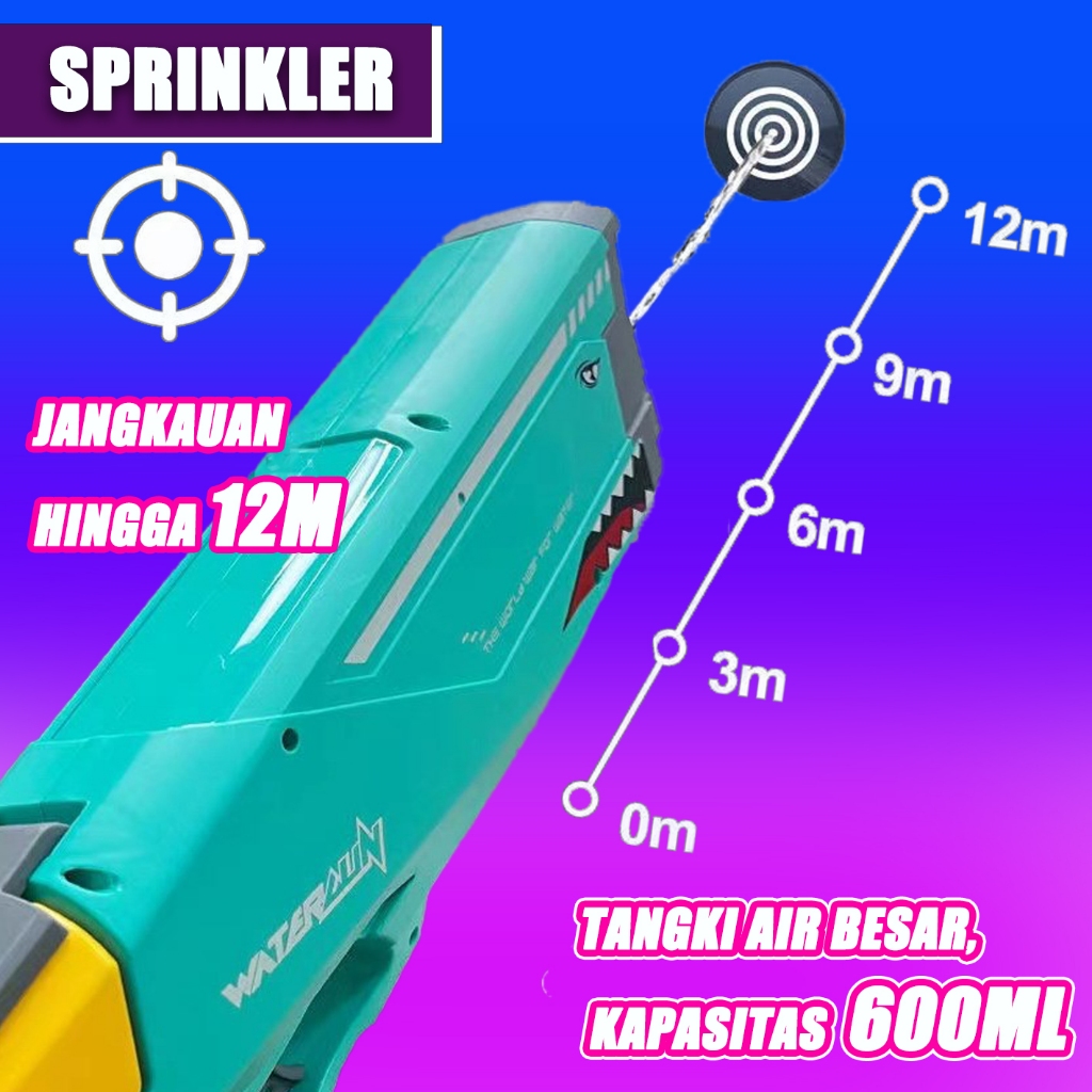 Jual Pistol Air Elektrik tembakan Mainan Anak laki Tembakan Olahraga ...
