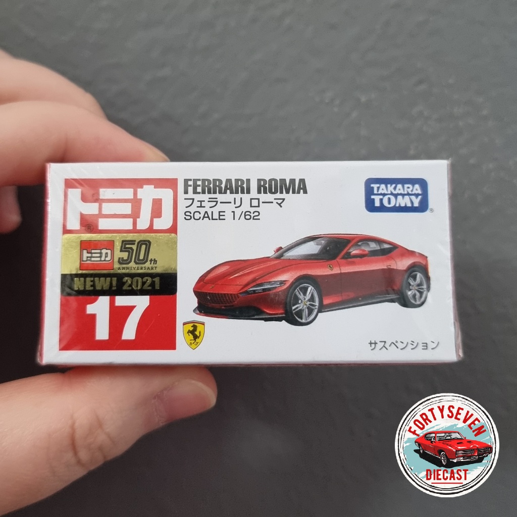 Jual Tomica Ferrari Roma No. 17 (2021 Sticker) | Shopee Indonesia