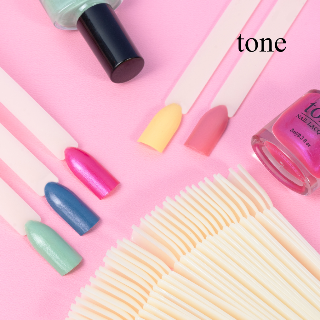 Jual TONE Nail Swatch Sticks 50pcs | Display Kutek Warna | Fake Nails ...