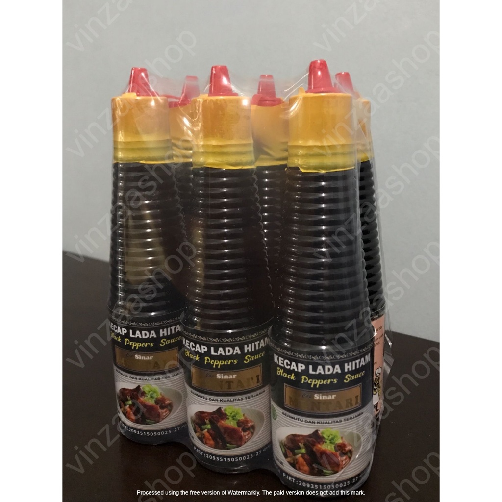Jual Kecap Lada Hitam Paket Hemat Isi 6 Botol @150mL HALAL | Shopee ...