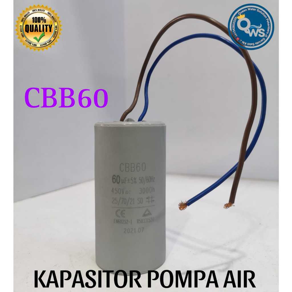 Jual KAPASITOR BULAT POMPA AIR VOLT CBB60 | Shopee Indonesia