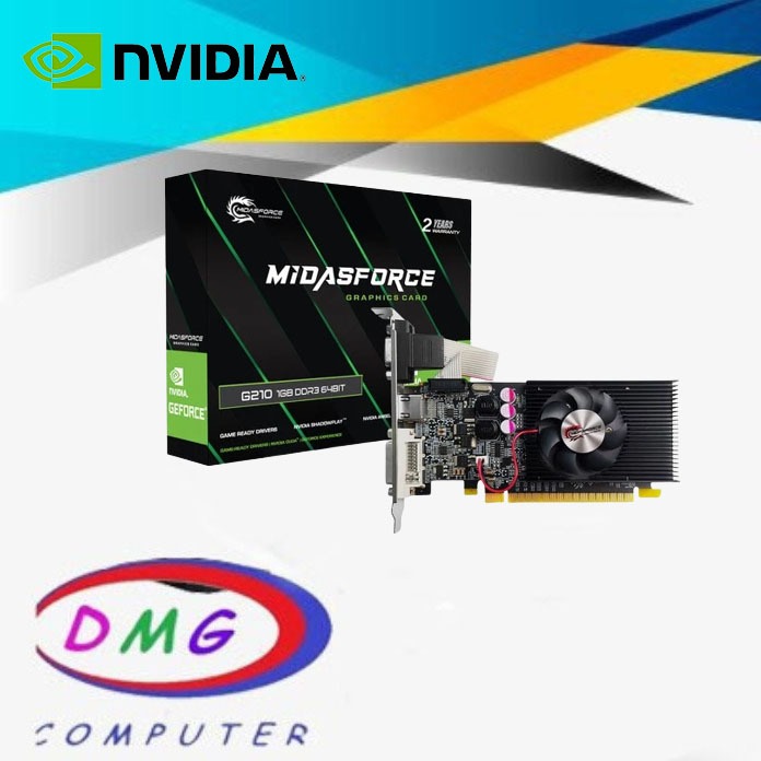 Jual VGA Nvidia GT210 1GB DDR3 LP Midasforce / Midas Force | Shopee ...