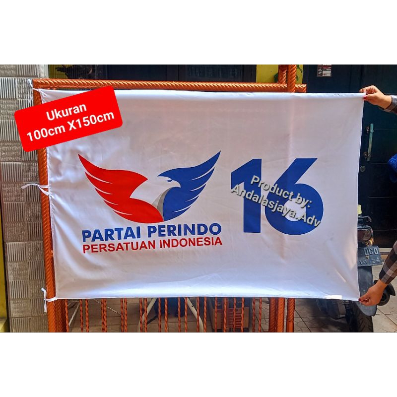 Jual BENDERA PARTAI PERINDO Uk.100cm X150cm | Shopee Indonesia
