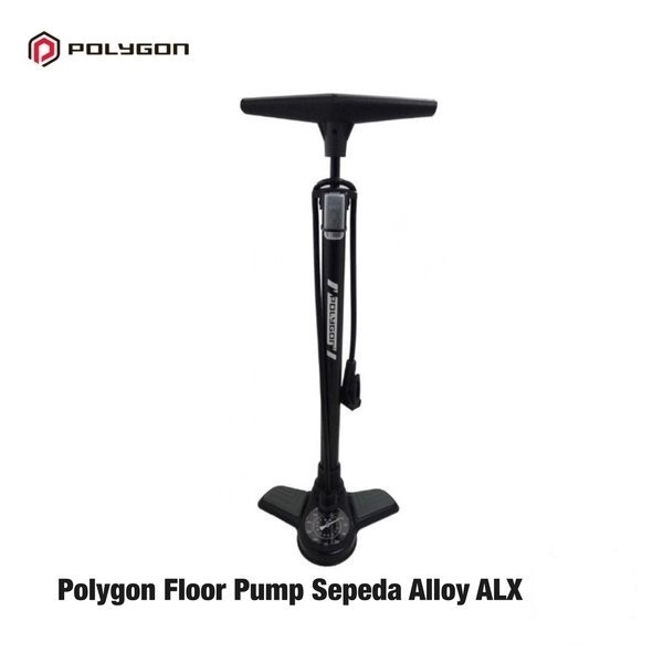 Jual POMPA SEPEDA POLYGON FLOOR PUMP LANTAI | Shopee Indonesia