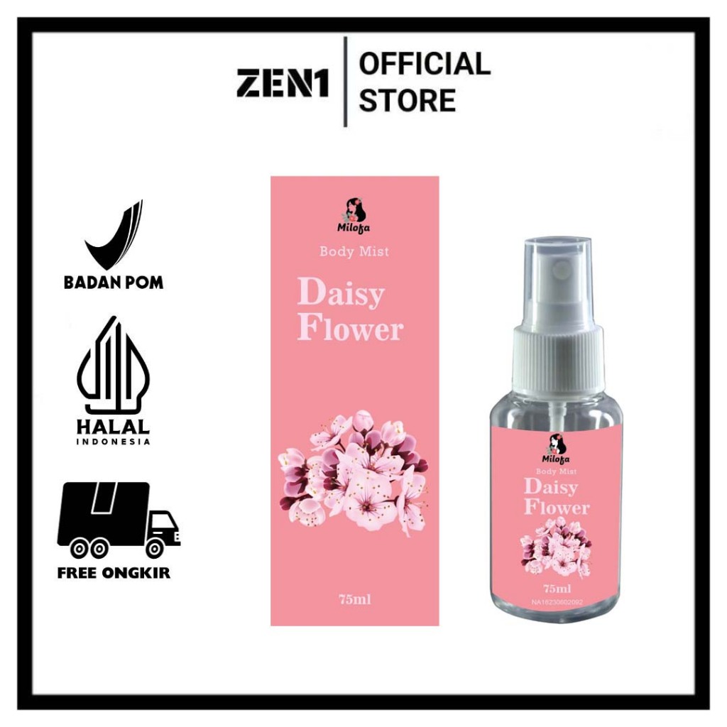 Jual ZEN1 - [BPOM] BODY MIST MILOFA 75ML BEST SELLER / PARFUM BODY MIST ...