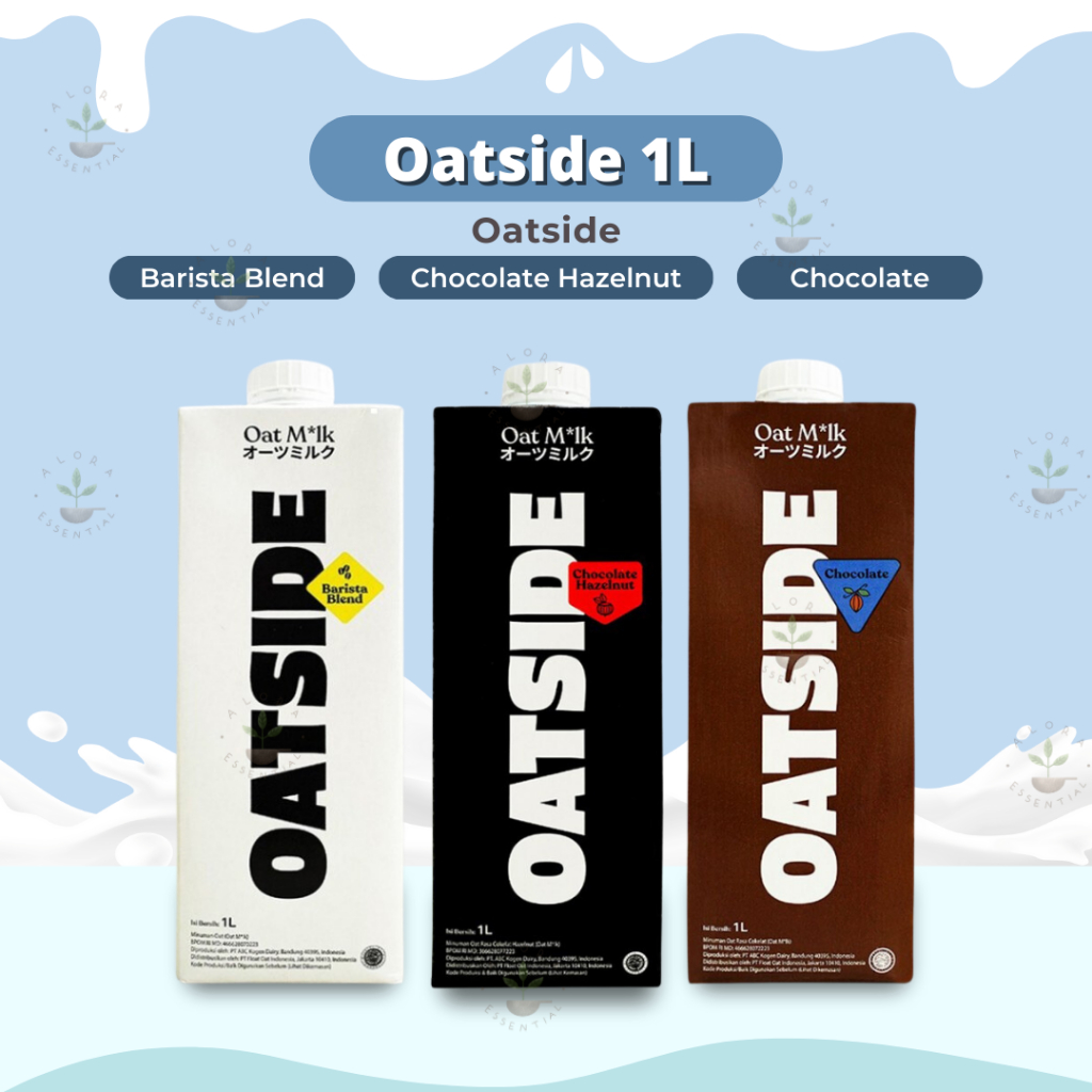 Jual Oatside Oat Milk 1L - Susu Oat Gandum Lactose & Dairy Free ...