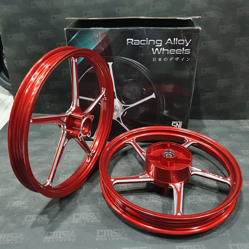 Jual Velg Velek Racing CNC 511 P5 R17 Honda Supra Sonic GTR 150 ...