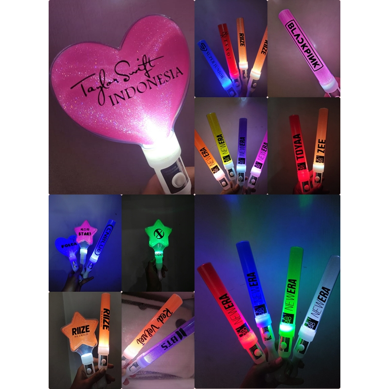 Jual [ORGM] TAMBAHAN BIAYA CUSTOM LOGO CUSTOM NAMA Flash Stick Light ...