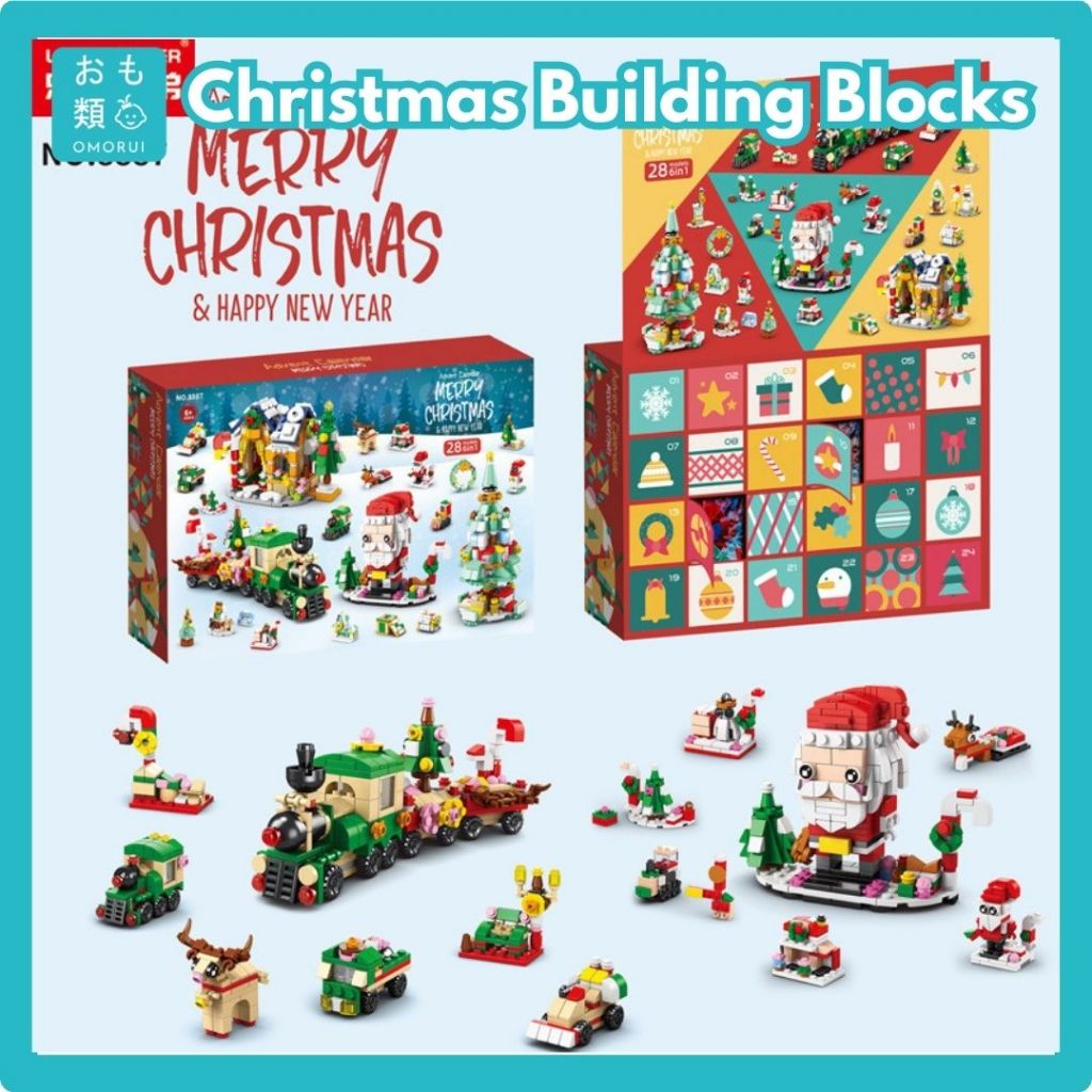 Jual Mainan Anak Edukasi Balok Blocks Bricks Puzzle 3D Christmas Xmas ...