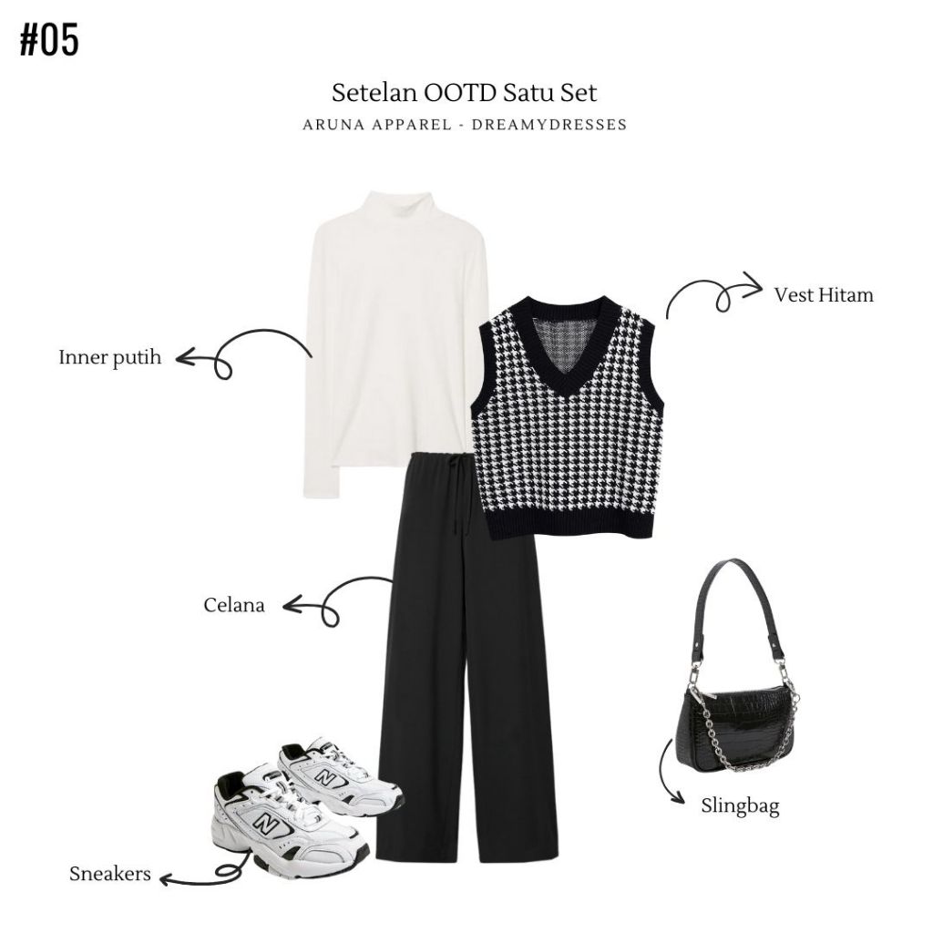 Jual One Set 82 - Setelan Wanita Kemeja Korean Style OOTD Outfit Study ...