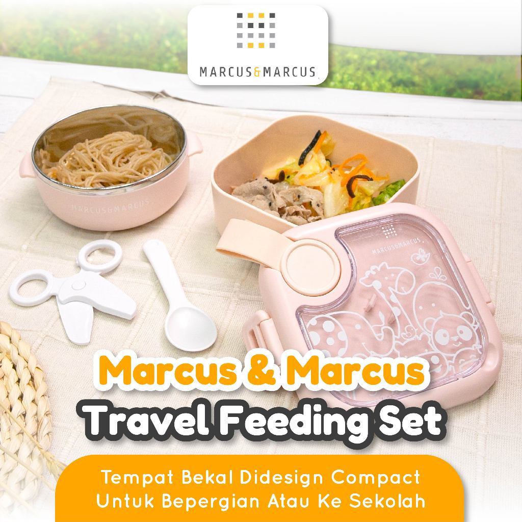 Jual Marcus & Marcus Travel Feeding Set | Shopee Indonesia