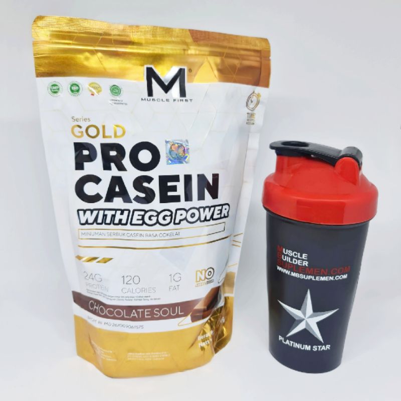 Jual Muscle First Pro Casein M1 900 grams 2 lbs With Egg Power Whey ...