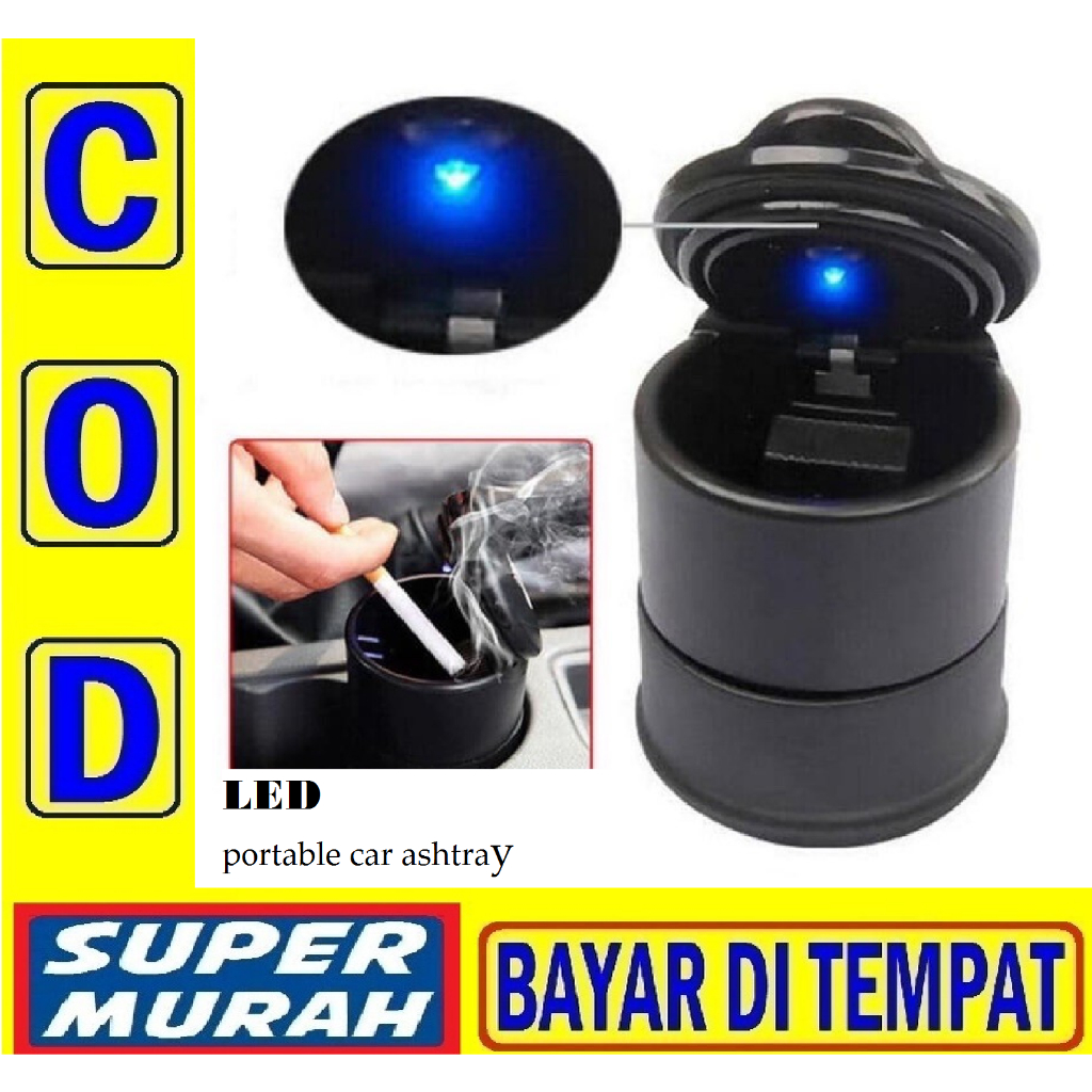 Jual PAC 2i ASBAK LED Mobil Asbak Led Car Storage Organizer Tempat ...