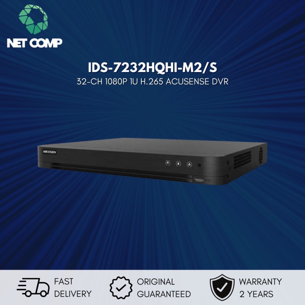 Jual HIKVISION iDS-7232HQHI-M2/S 32 CHANNEL TURBO HD 5.0 ACUSENSE DVR ...