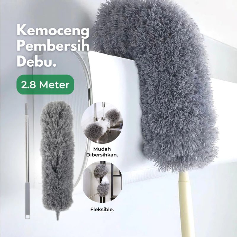 Jual Kemoceng teleskop gagang panjang kemoceng tarik | Shopee Indonesia