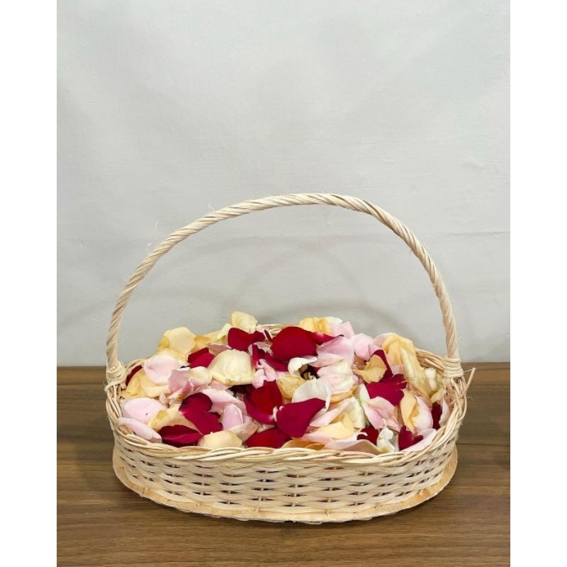Jual Bunga Tabur Mawar Fresh Bunga Mawar tabur varian warna | Shopee ...
