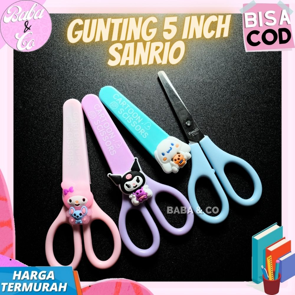 Jual GUNTING SANRIO GUNTING 5 inch SANRIO COVER MELODY KUROMI ...