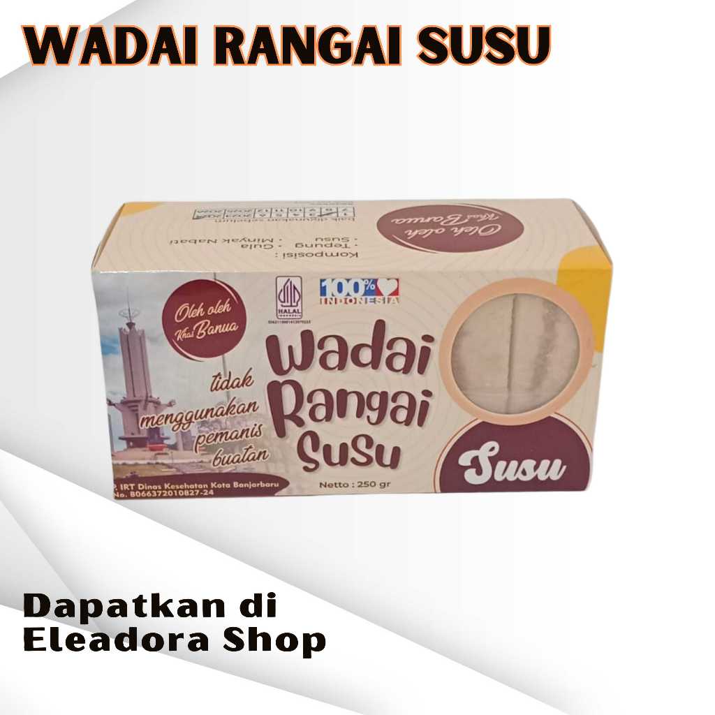 Jual Wadai Rangai Susu Merk Mama Dayat - Kue Rangai Khas Banjar - Rasa ...