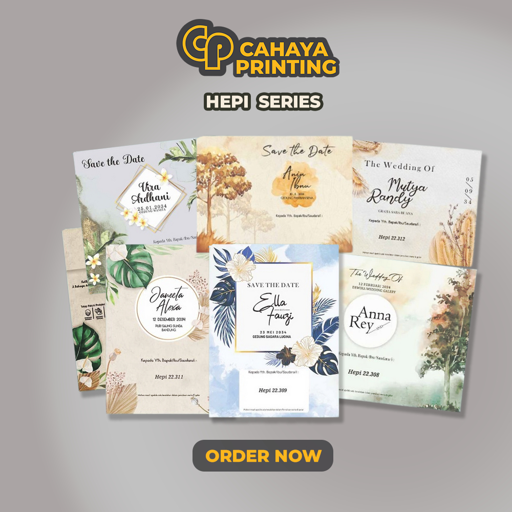 Jual CETAK UNDANGAN NIKAH MURAH, UNDANGAN PERNIKAHAN HEPI SERIES ...