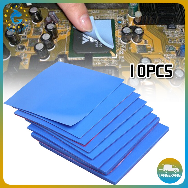 Jual 10PCS Cooler Conductivity Silicone/Thermal Pad/High Thermal ...