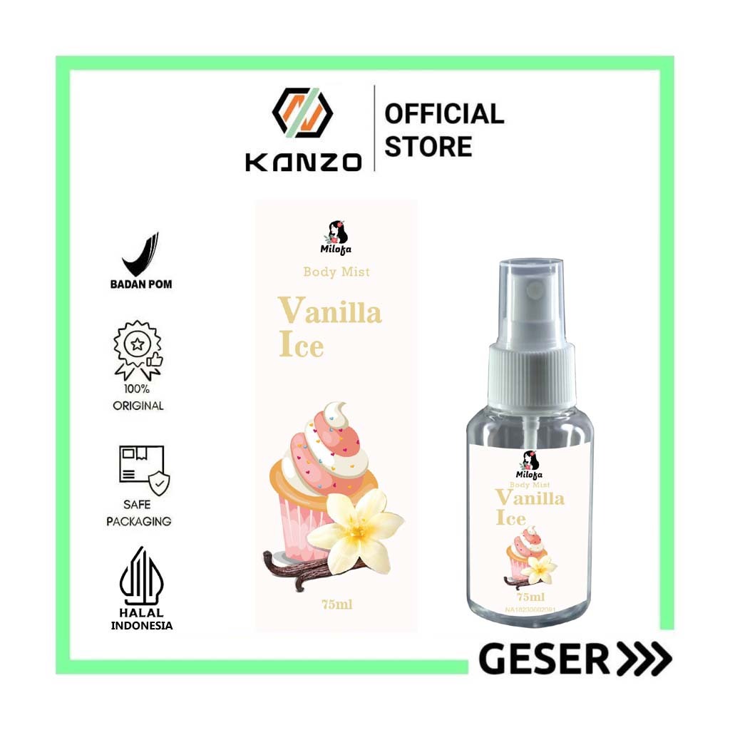 Jual Kanzo - [BPOM] Parfum Body Mist Milofa 75ml Premium / Parfum Body ...