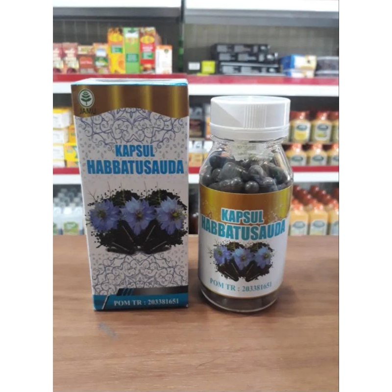 Jual Habbatussauda Serbuk Murni isi 100 Kapsul (memelihara daya tahan ...
