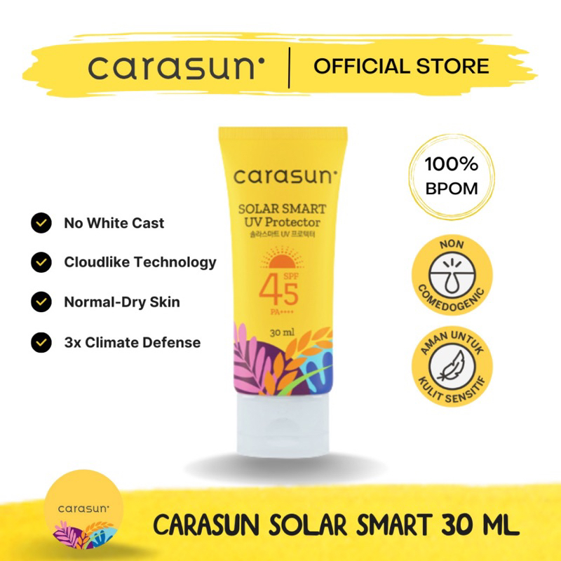 Jual CARASUN Solar Smart Sunscreen SPF 45 PA++++ | Carasun Healthy ...