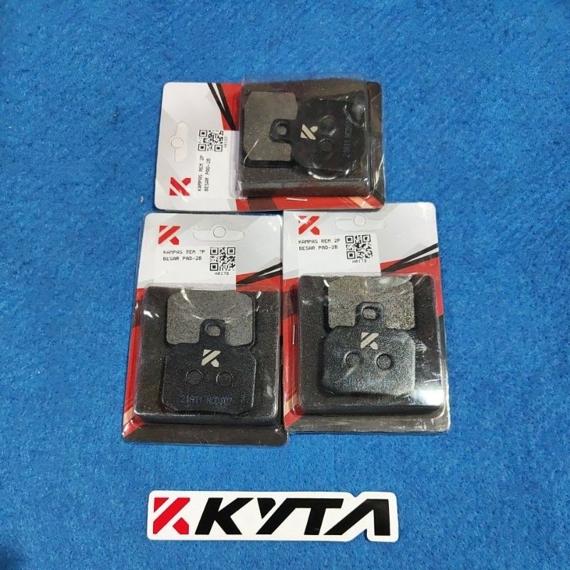 Jual kampas rem dispacd ktc kytaco 2p besar PAD2B brands udah Transformer ke logo K KYTA ...